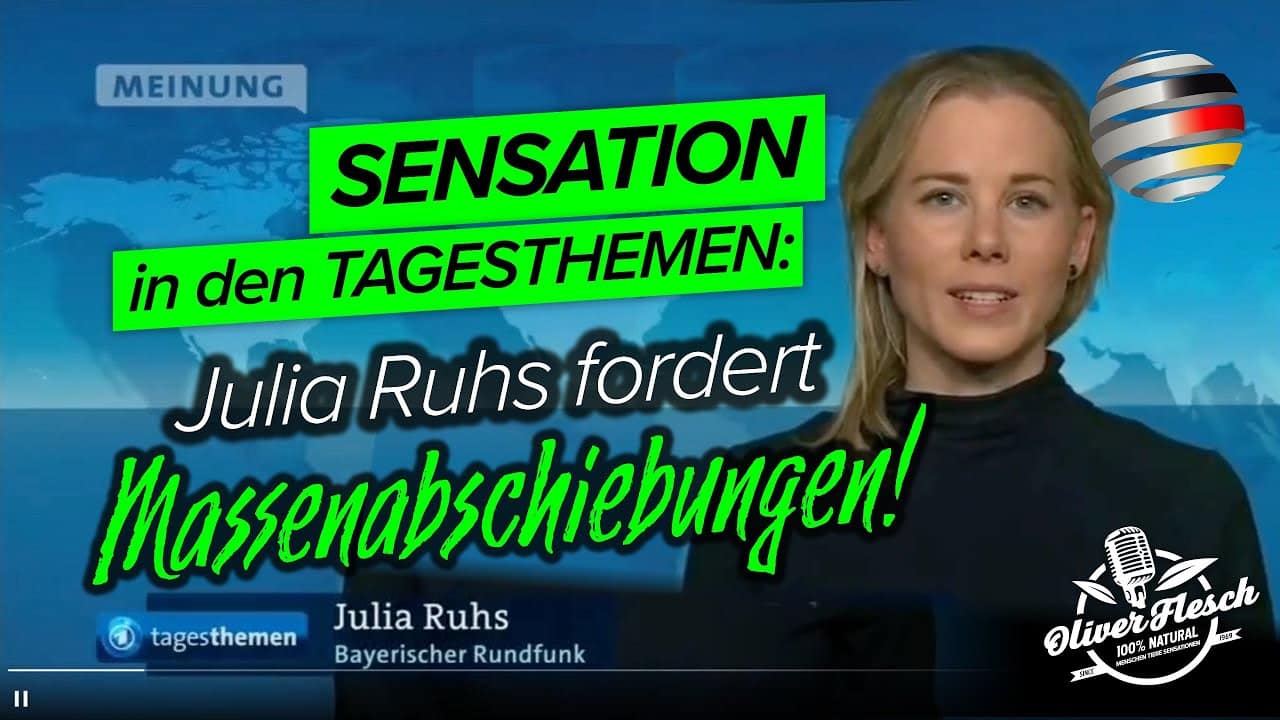 SENSATION in den TAGESTHEMEN: Julia Ruhs feiert Massenabschiebungen - Deutschland-Kurier