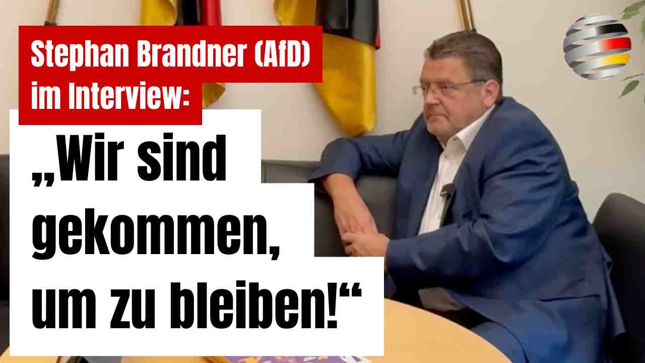 Stephan Brandner (AfD) im Interview: „Wir sind gekommen, um zu bleiben ...